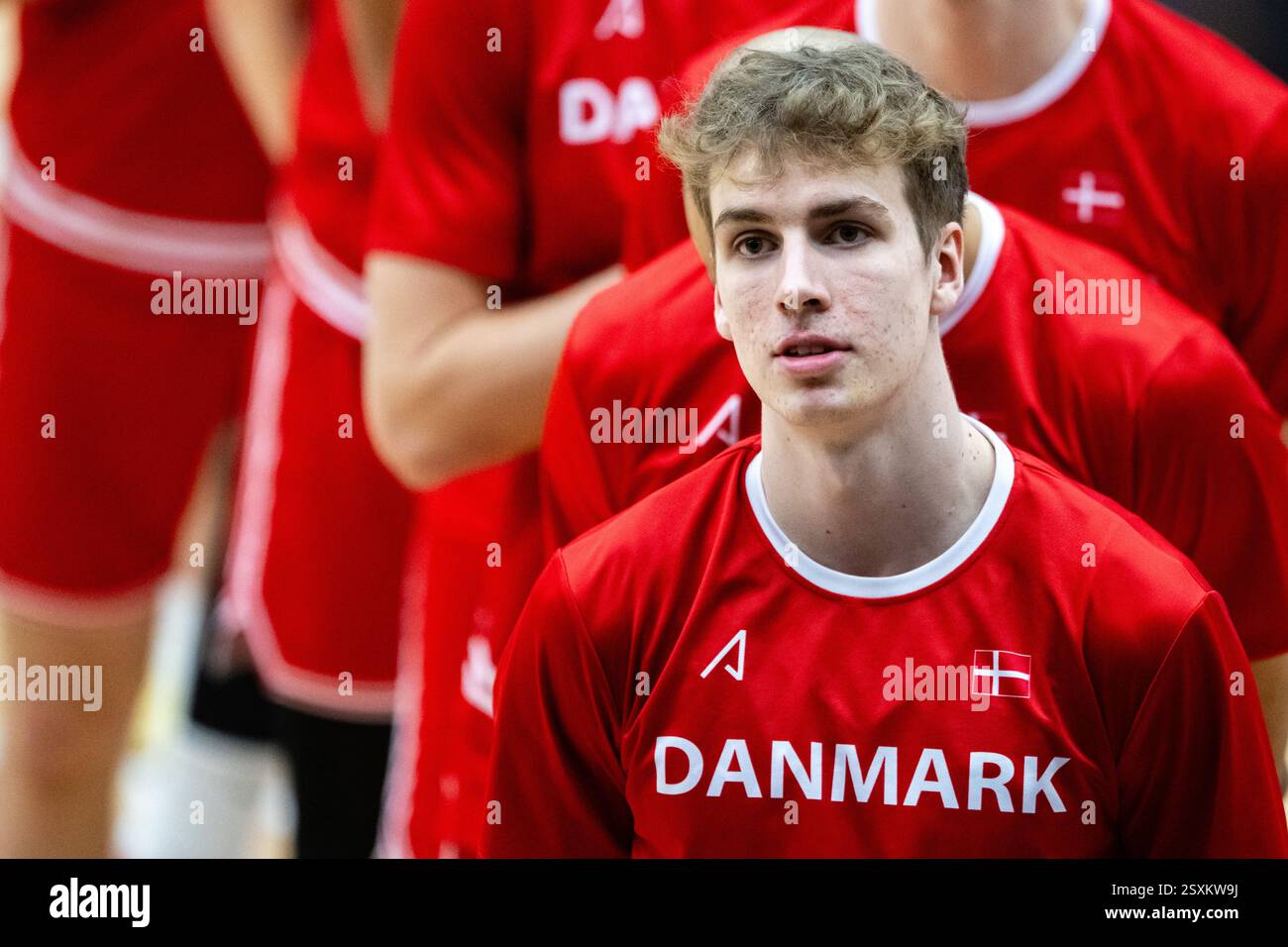 Farum, Denmark. 24th Feb, 2025. Tobias Jensen of Denmark seen during ...