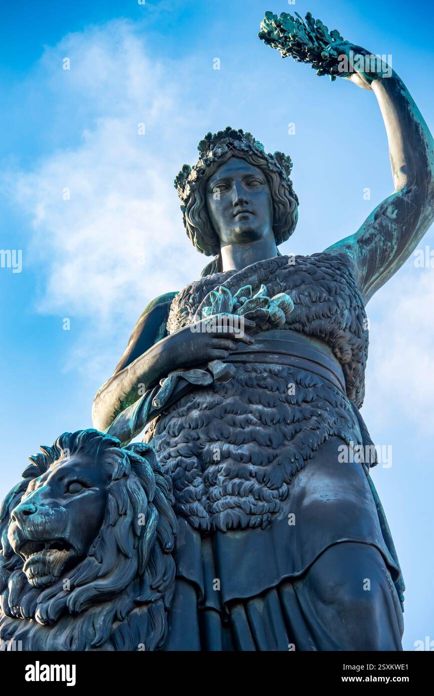 Bavaria Statue in Munich - Germany Stock Photo - Alamy