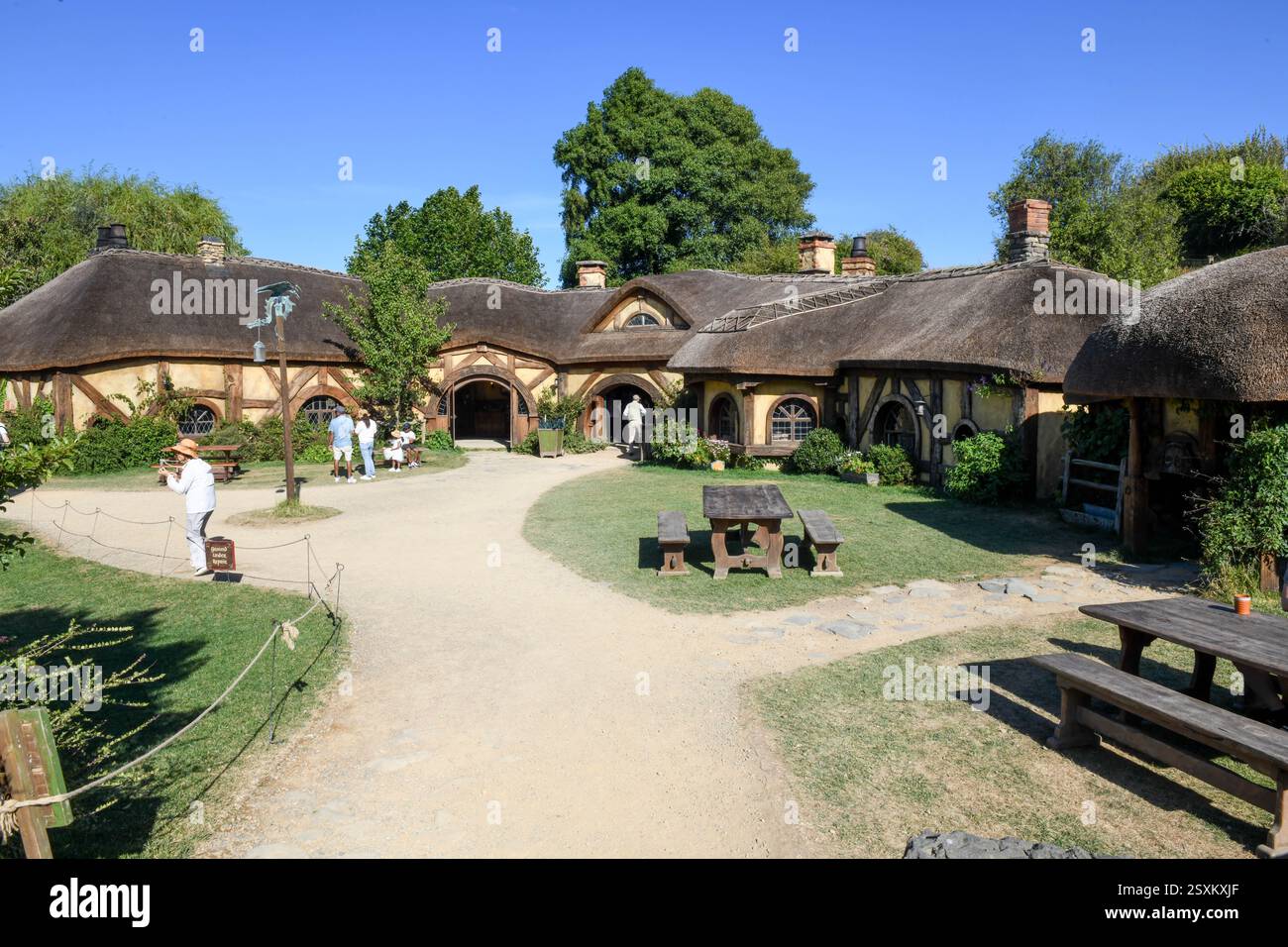 Matamata, New Zealand - 19 January 2025: view at the Green Dragon Inn ...