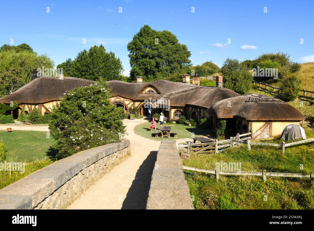 Matamata, New Zealand - 19 January 2025: view at the Green Dragon Inn ...
