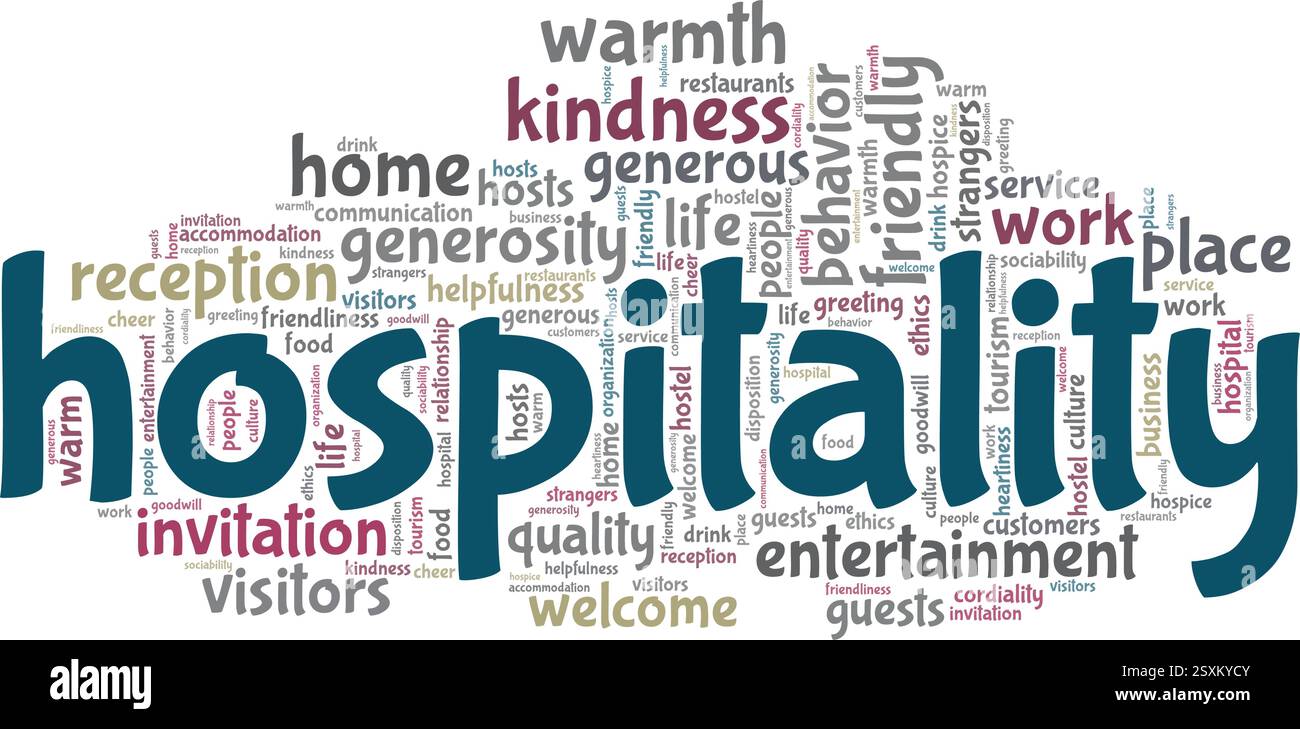 Lifestyle food service hospitality Stock Vector Images - Alamy