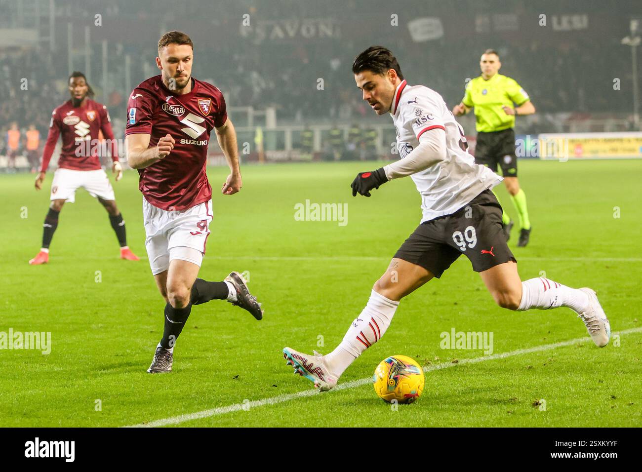 AC Milan's Riccardo Sottil in action during the Serie A Enilive 2024/ ...
