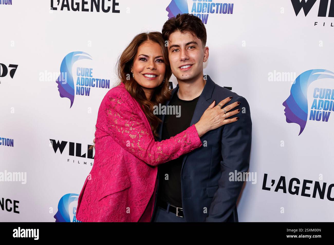 Lisa Vidal and Max Cohen attend the arrivals of Cure Addiction Now’s ...
