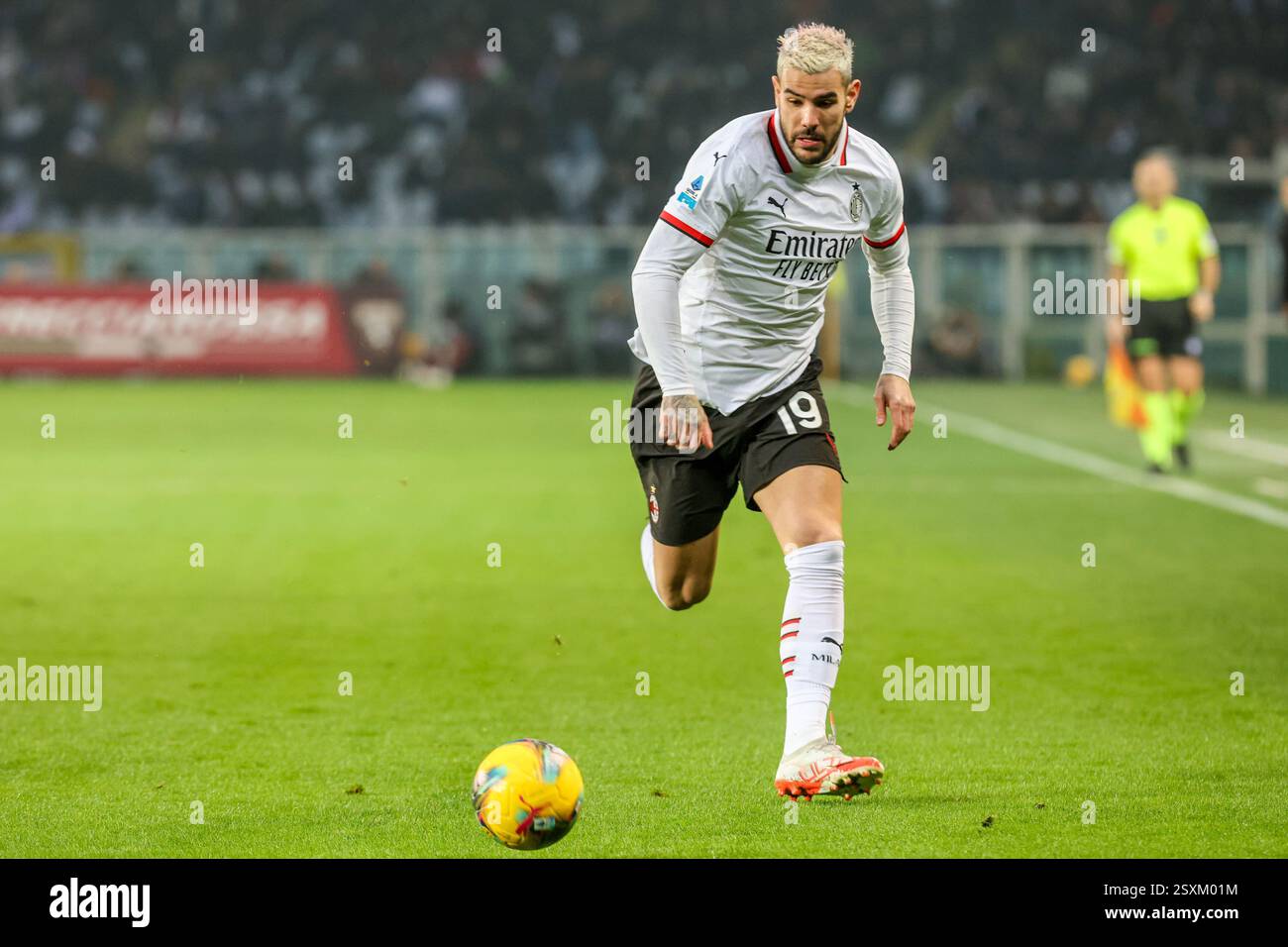 Torino’s AC Milan's Theo Hernandez in action during the Serie A Enilive ...
