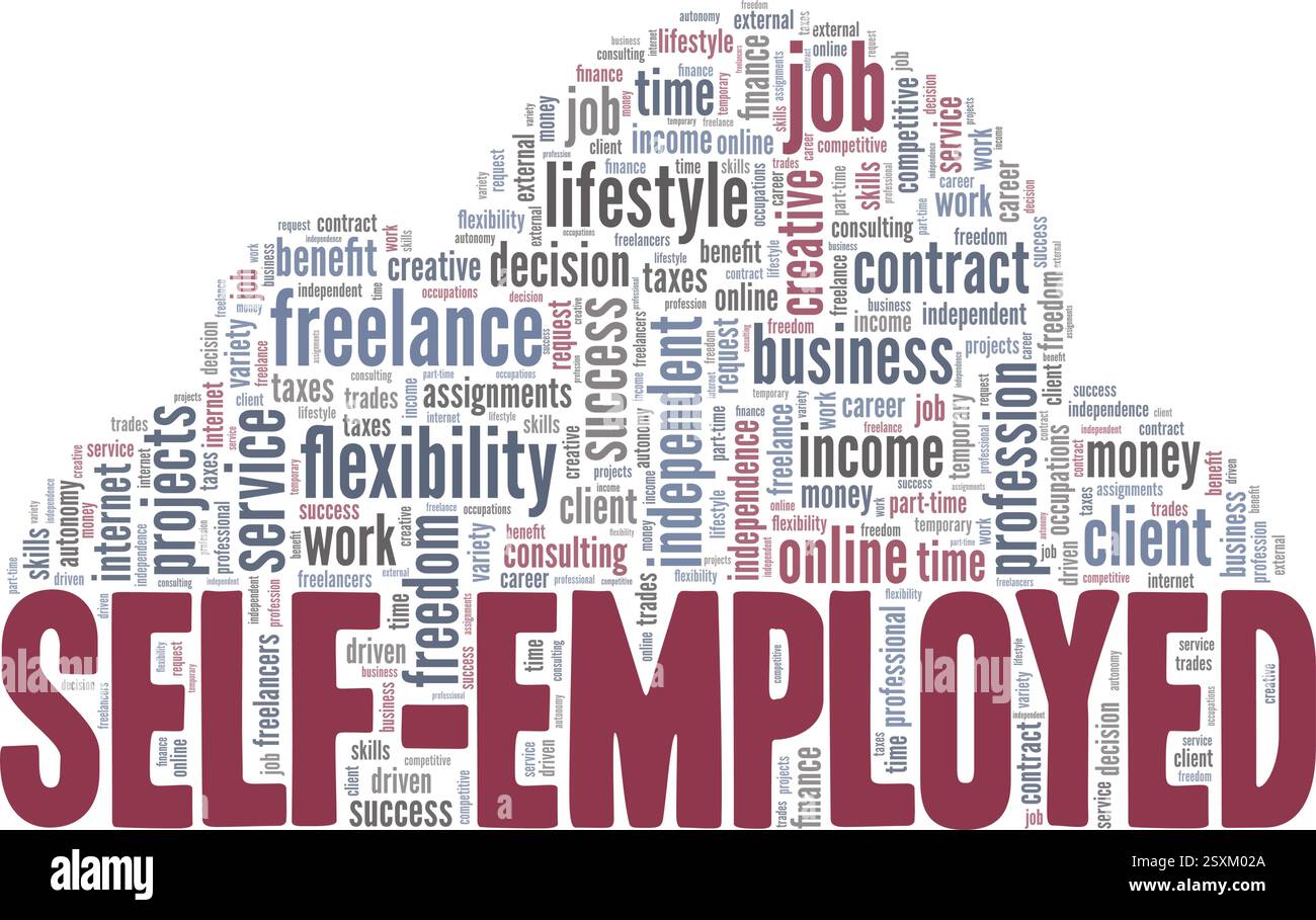 Self self employed Cut Out Stock Images & Pictures - Alamy
