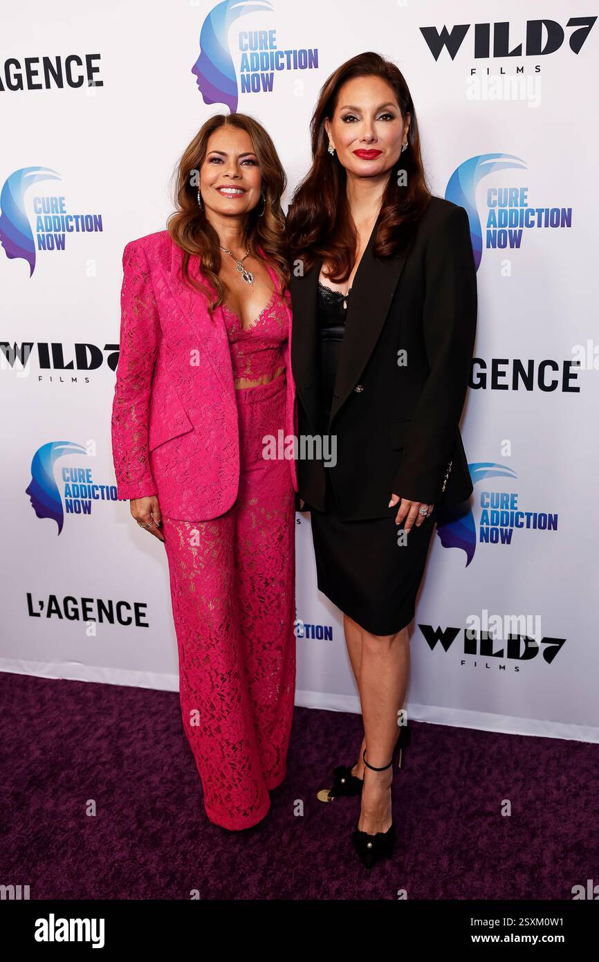 Beverly Hills, USA. 24th Feb, 2025. Lisa Vidal and Alex Meneses attend the arrivals of Cure ...