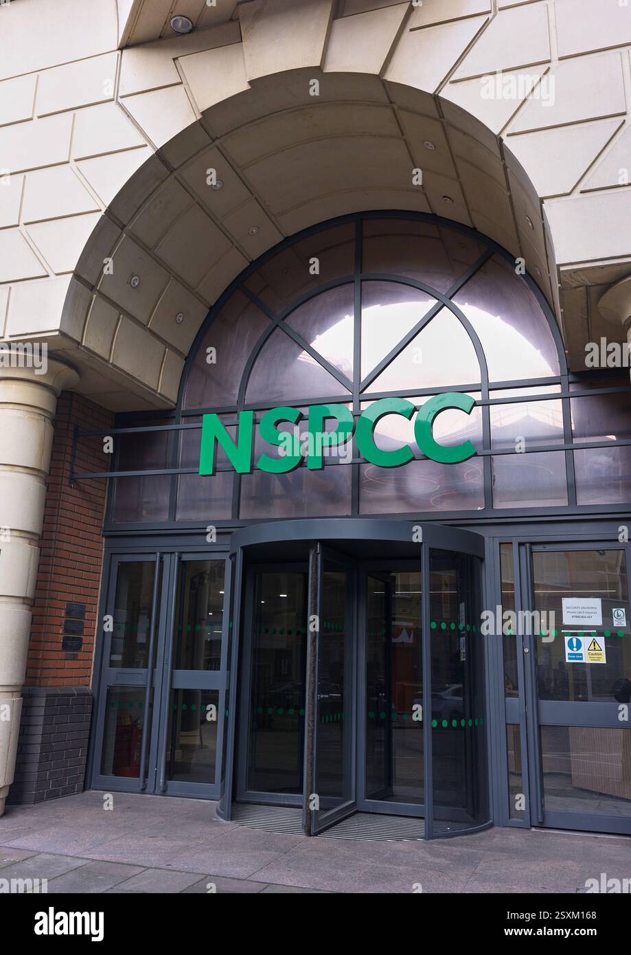 NSPCC headquarters, Shoreditch, Hackney area of London, England Stock ...