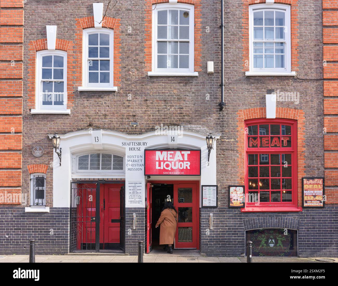 Shaftesbury House, Hoxton Market Christian Mission and the Meat Liquor ...