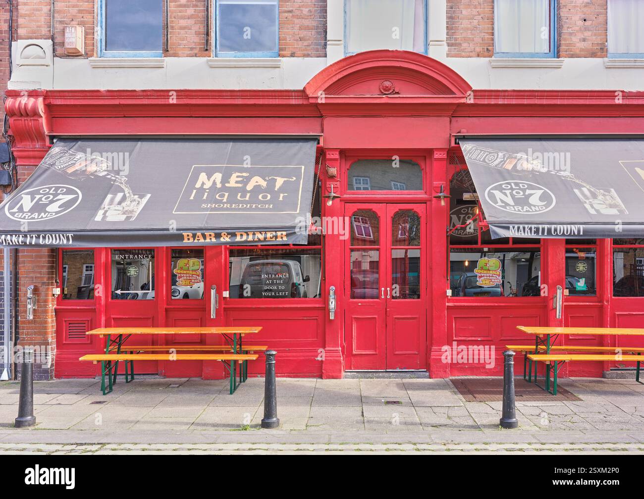 Meat Liquor bar & diner, Shoreditch, Hackney area of London, England ...