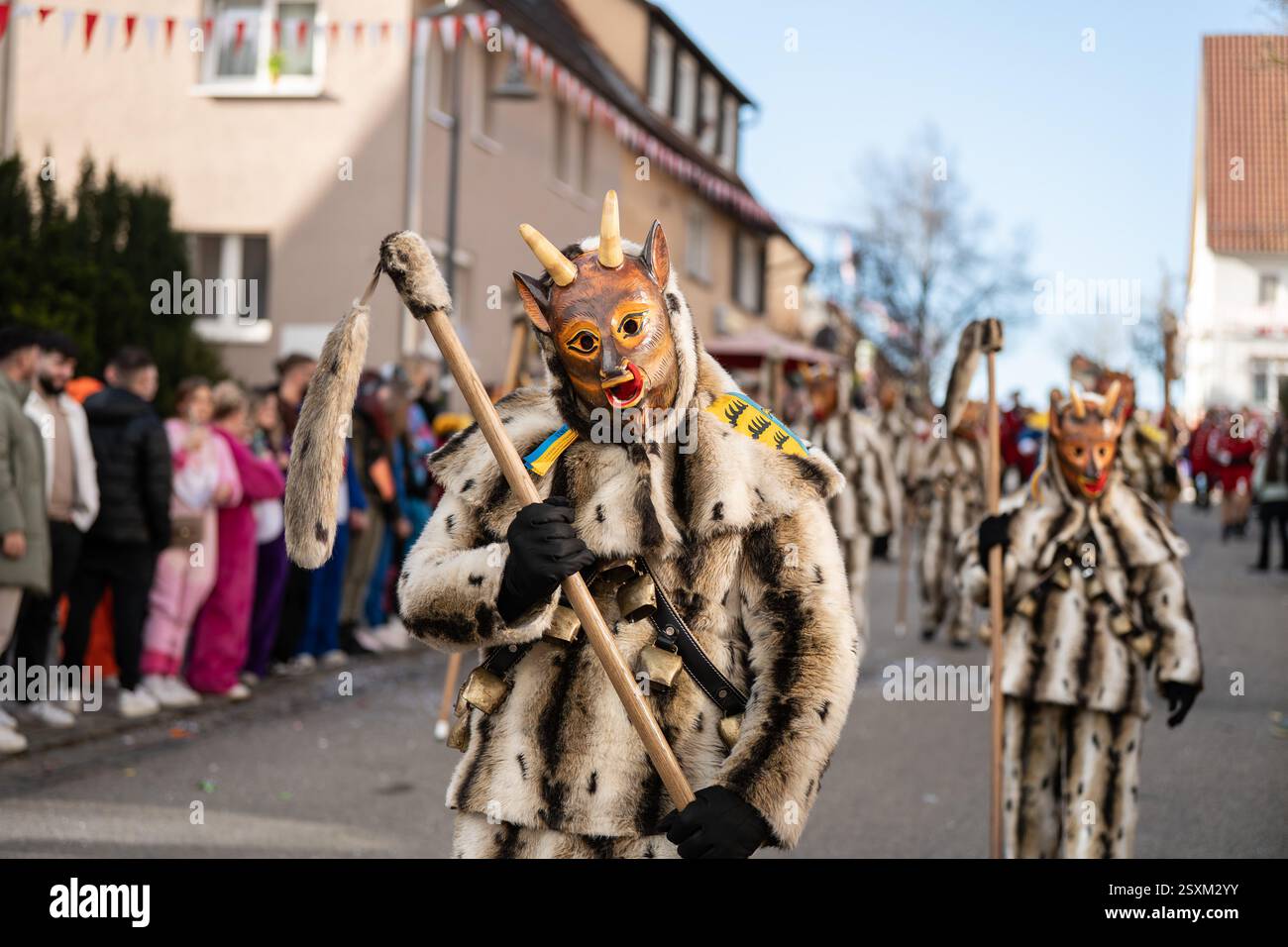 SYMBOL - 23 February 2025, Baden-Württemberg, Vöhringen: The Gais of ...
