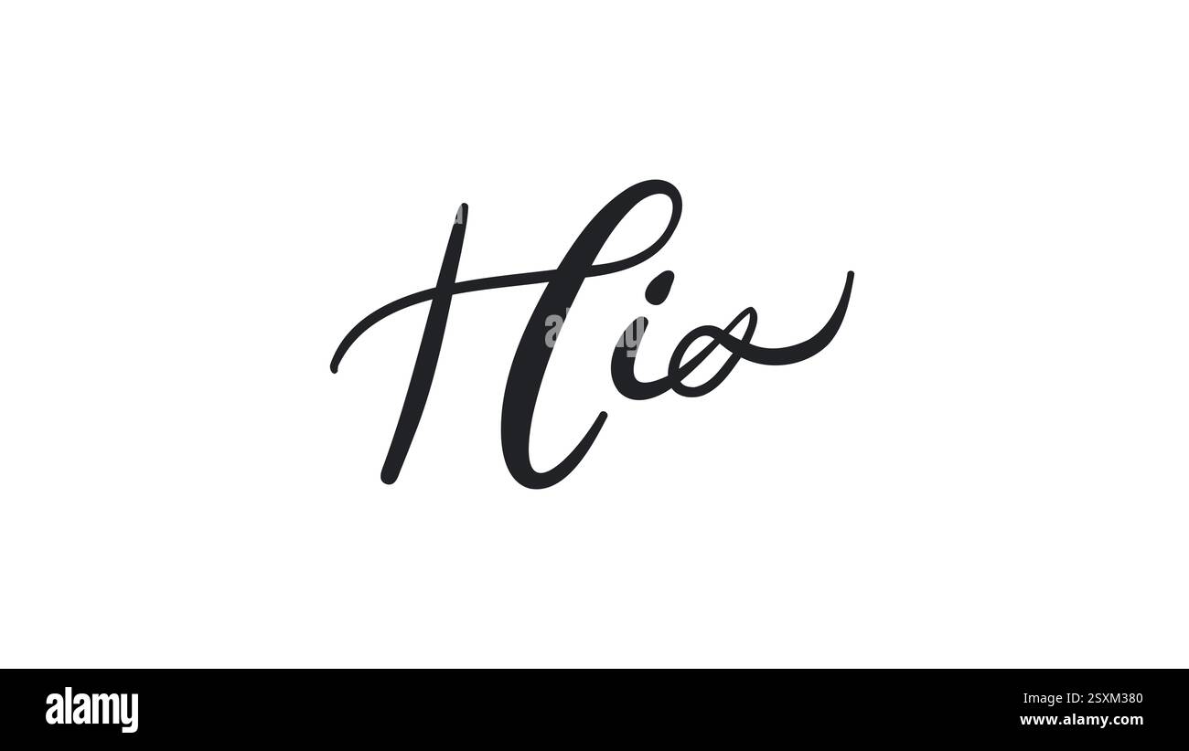 His card. Hand drawn quote. Modern brush calligraphy. Isolated on white ...