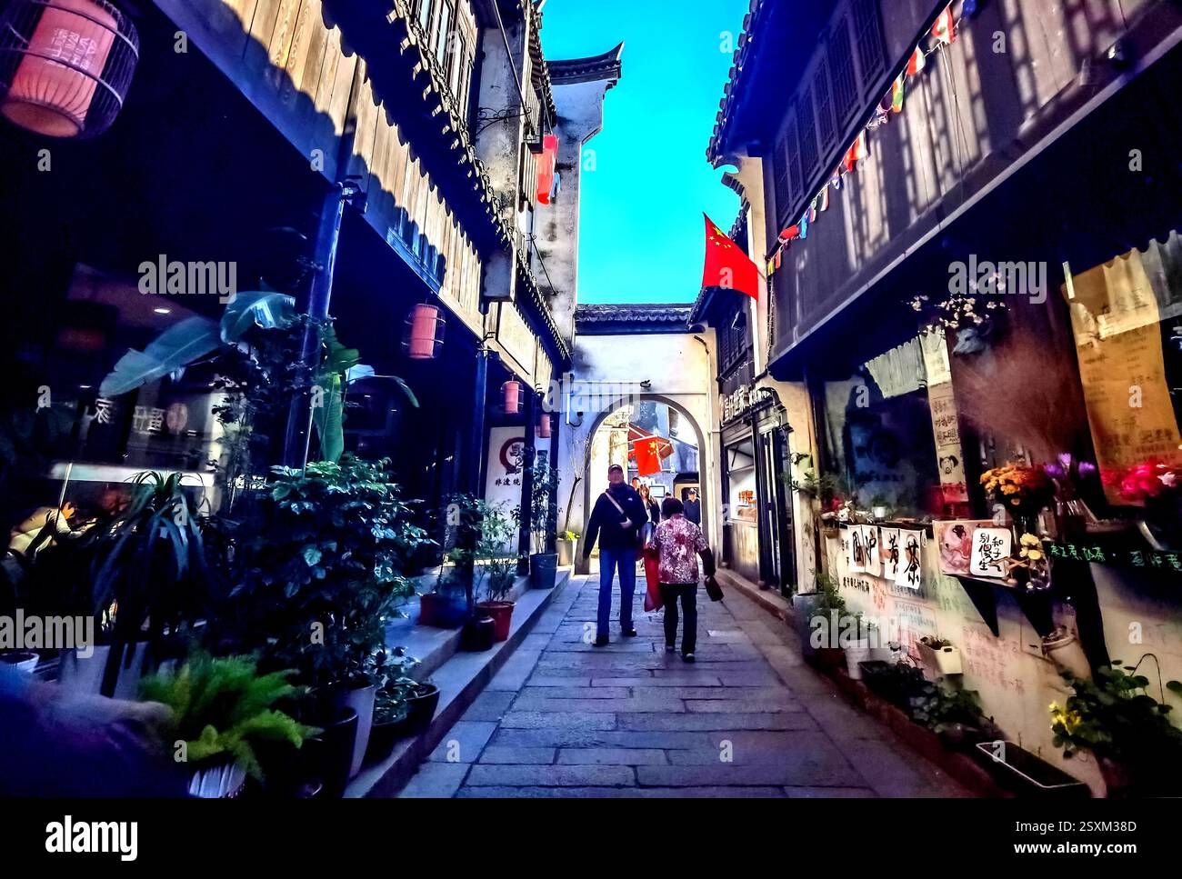 A visit to Lili Ancient Town in Wujiang District, Suzhou City, east ...