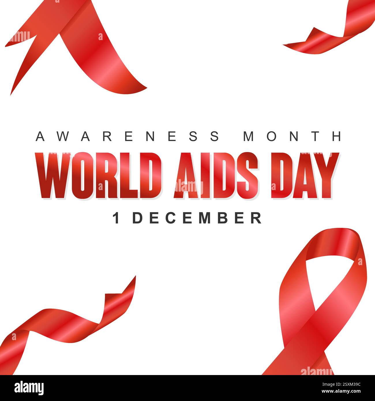 World AIDS Day December 01 Background Vector Illustration Stock Vector ...