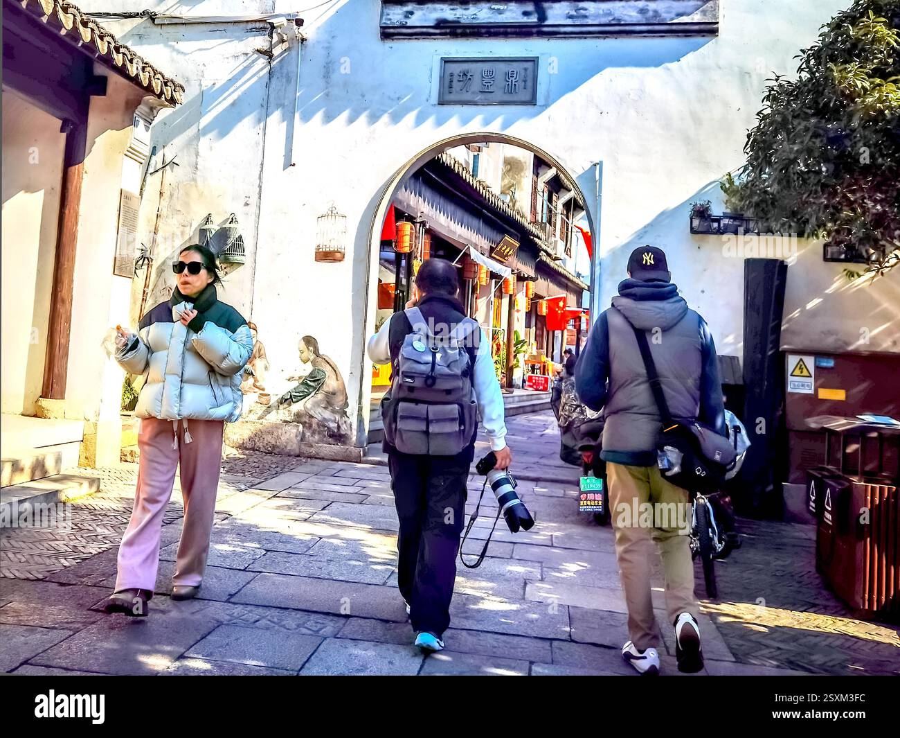 A visit to Lili Ancient Town in Wujiang District, Suzhou City, east ...