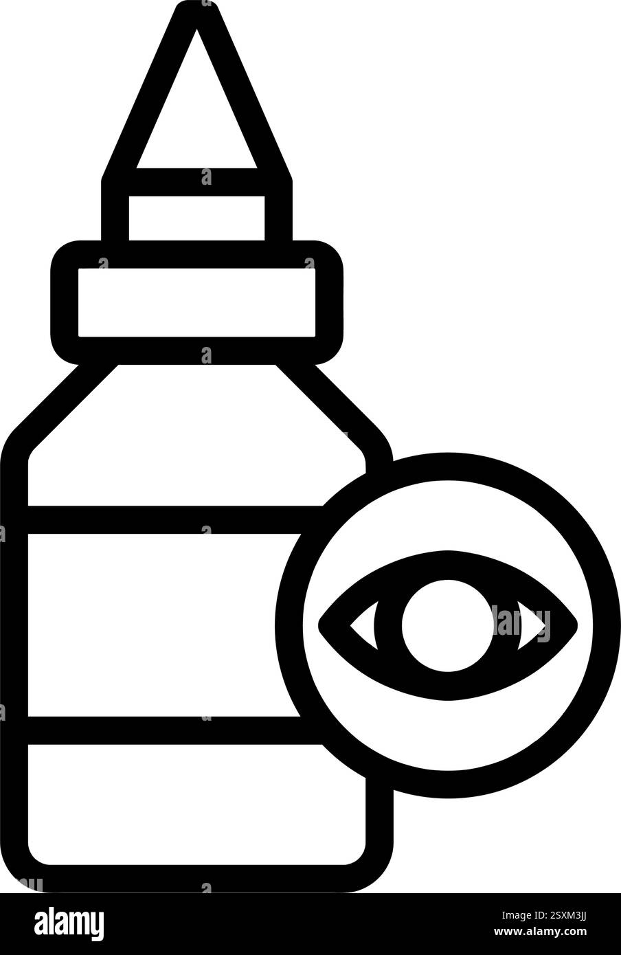 Eye doctor eye drops icon Stock Vector Image & Art - Alamy