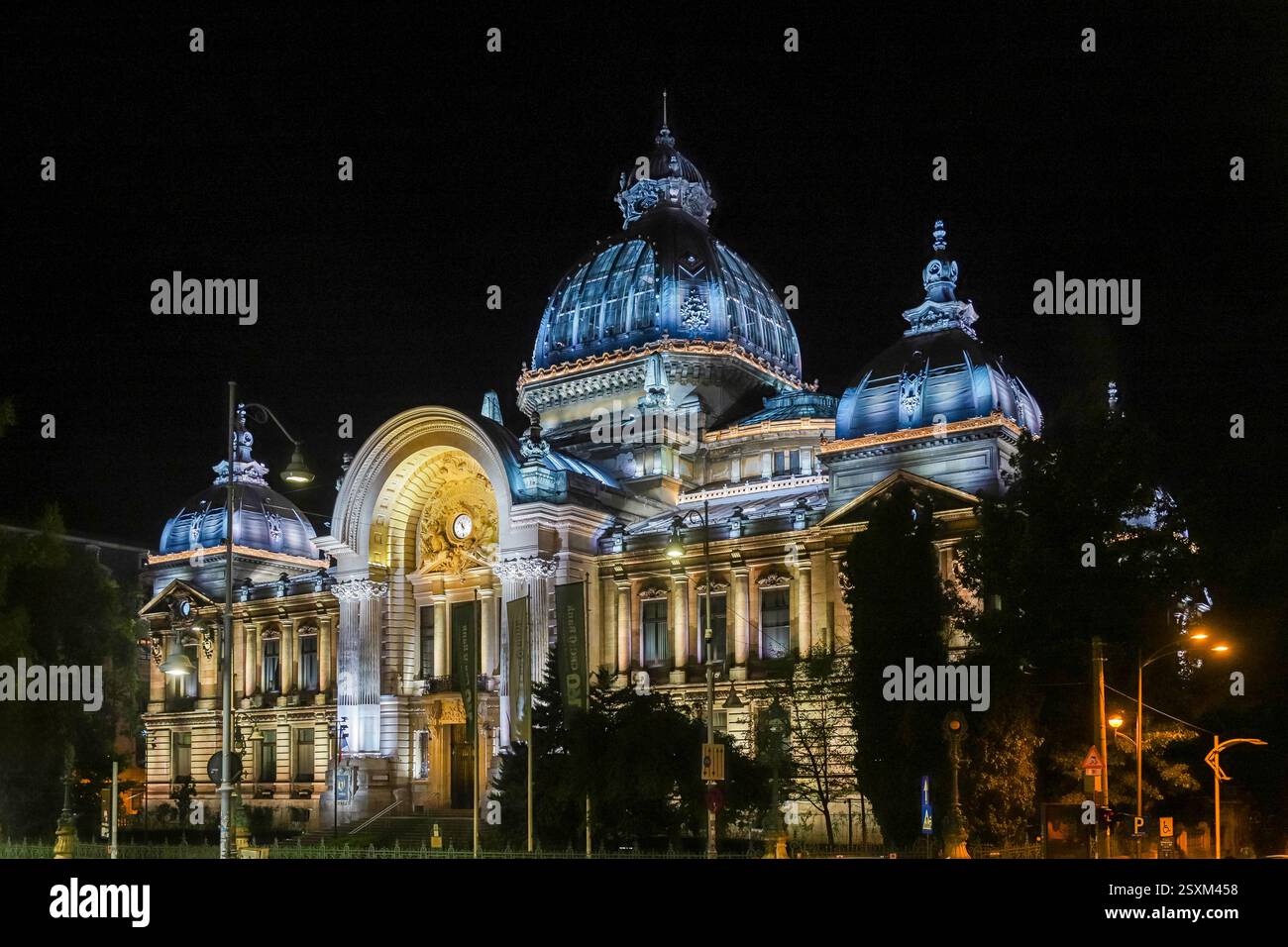 A stunning historic building in Bucharest showcases intricate ...