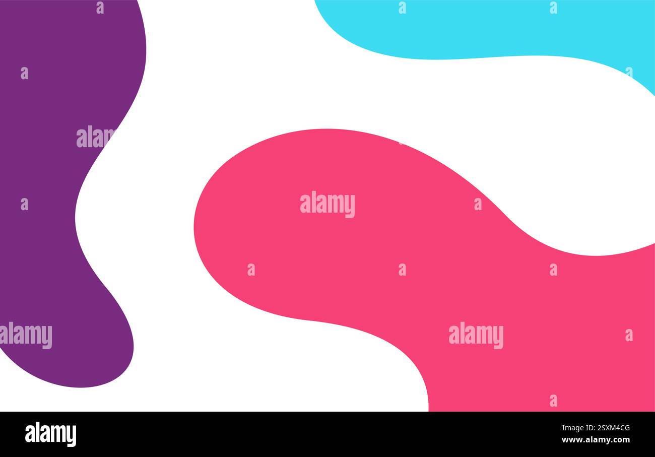 Colorful fluid shape Abstarct background design. Minimalist backdrop ...
