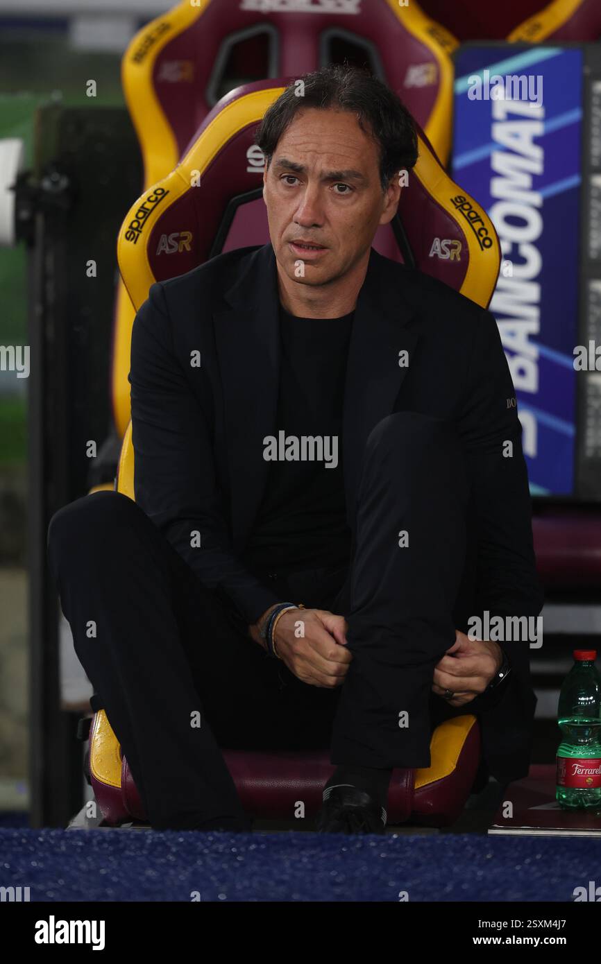 Rome, Italy. 24th Feb, 2025. Alessandro Nesta coach manager of Monza on ...