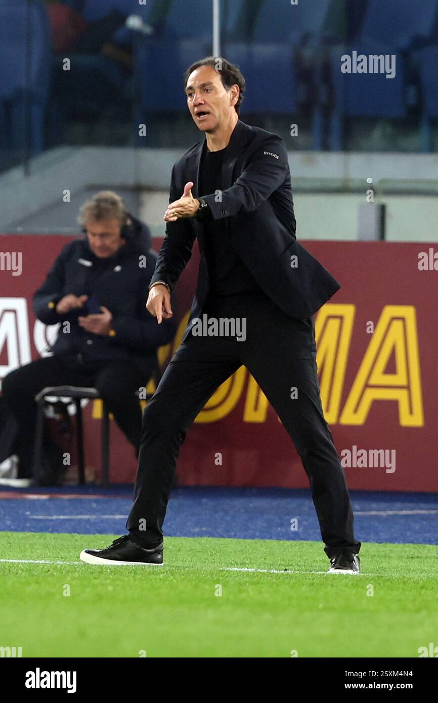 Alessandro Nesta coach manager of Monza seen in action during Italian ...