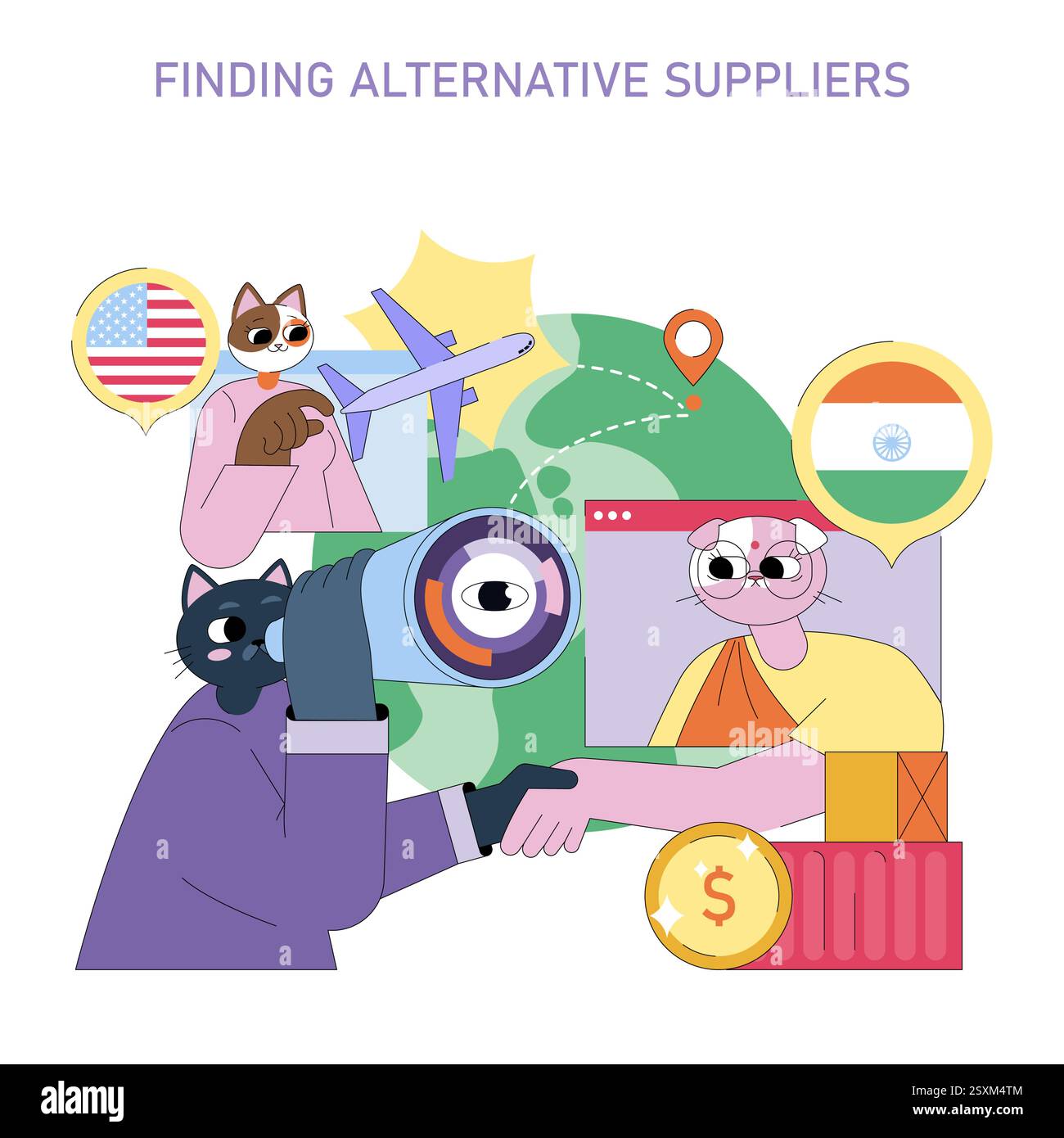 Finding alternative suppliers as a key strategy for businesses in a global market. This ...