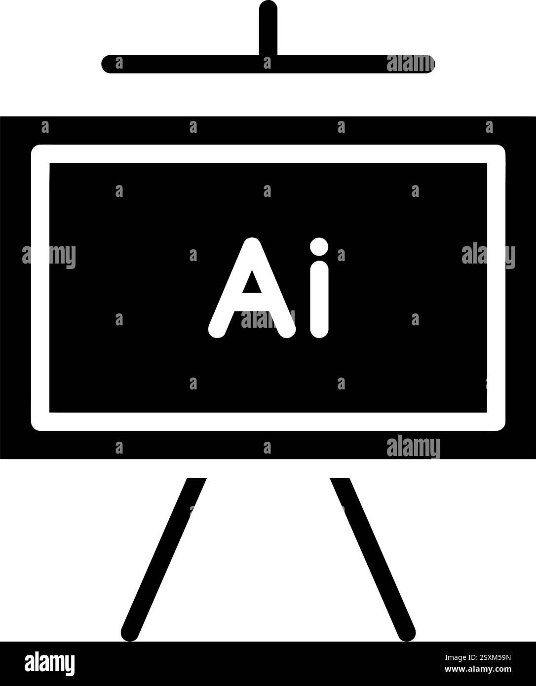 AI education presentation icon Stock Vector Image & Art - Alamy