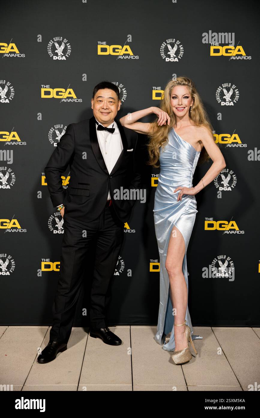 Joey Zhou TV host and founder of Los Angeles Beverly Arts (LABA) and ...