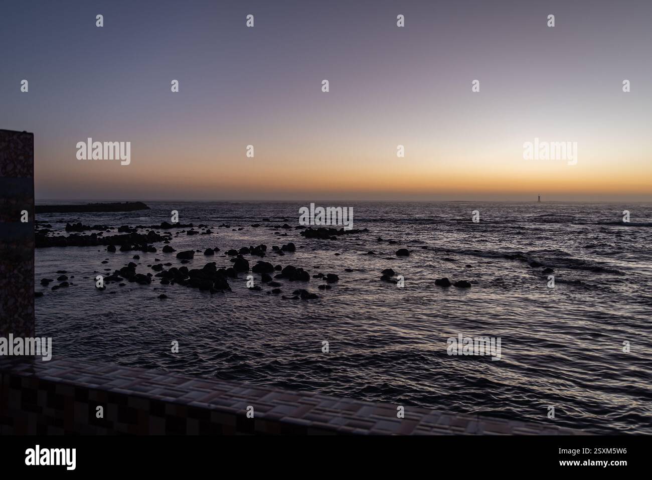Sunset on February 21, 2025 at Pointe des Almadies in Dakar, Senegal ...