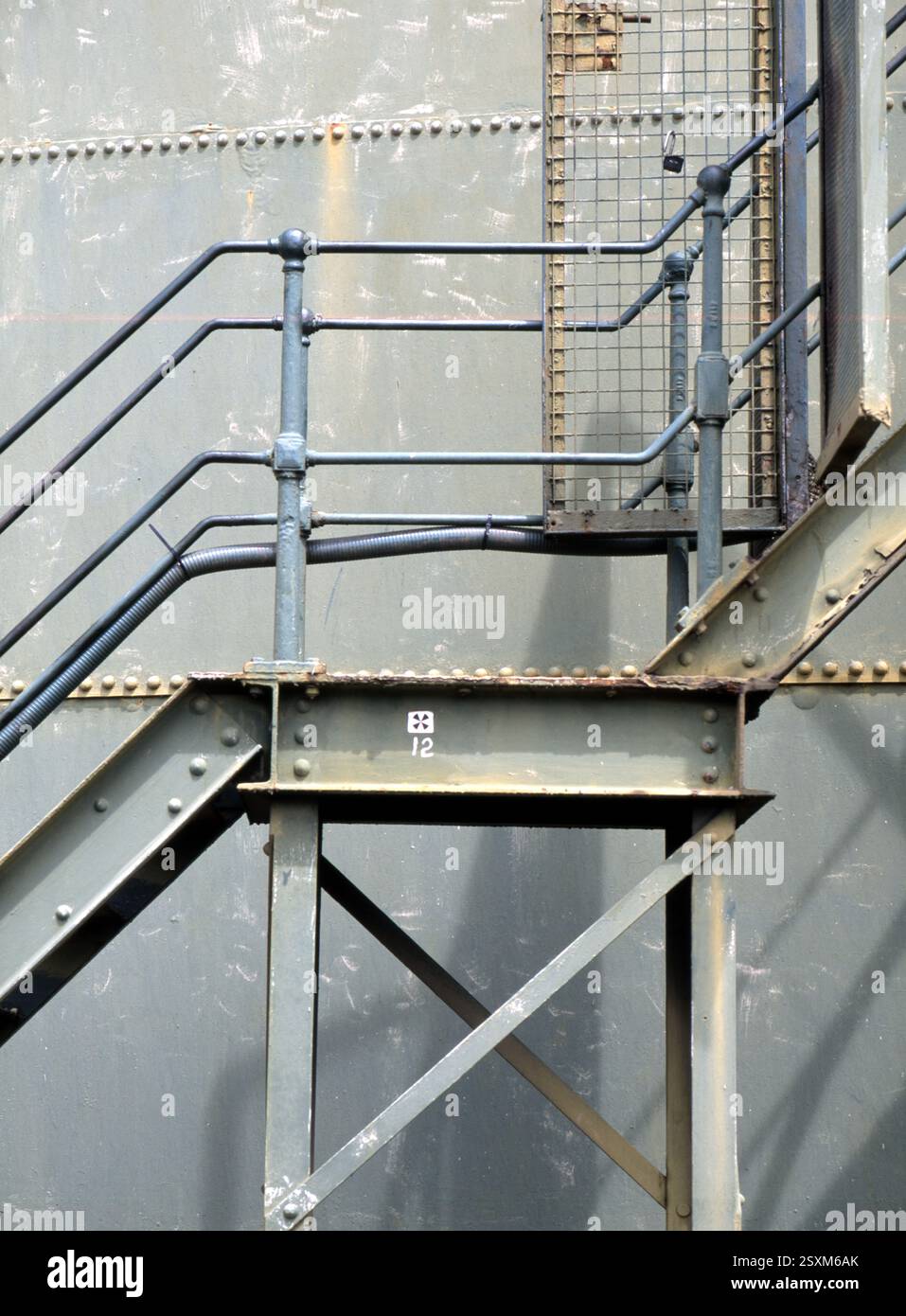 Demolition of the gas works site and gasometer at New Inn, near ...