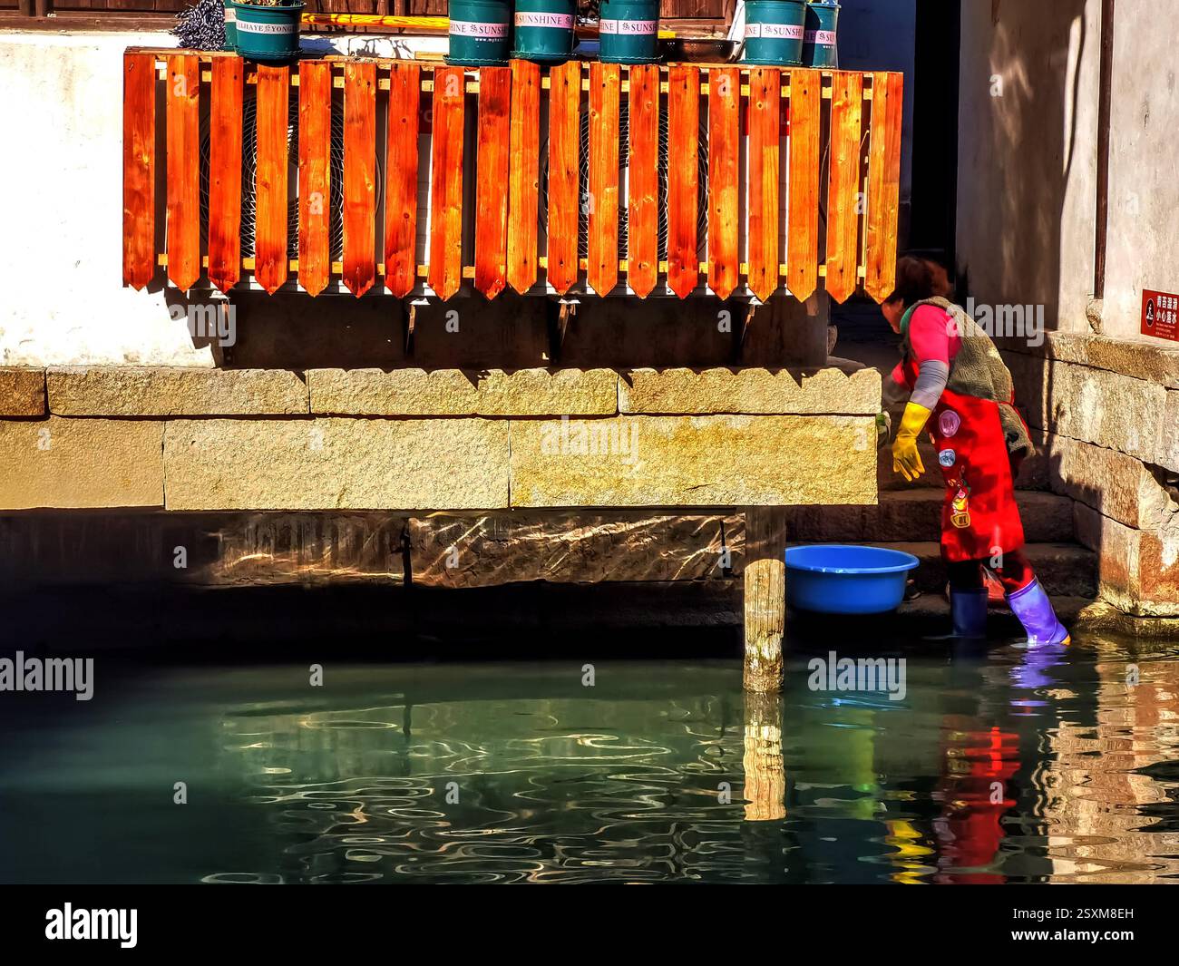 A visit to Lili Ancient Town in Wujiang District, Suzhou City, east ...