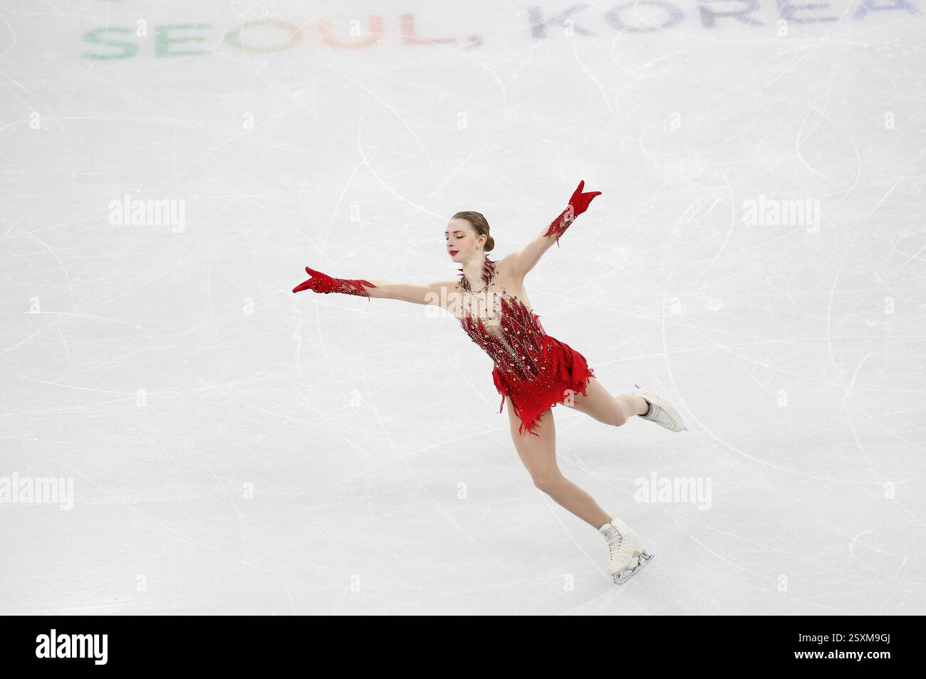 Sarah Everhardt (USA), Feb 23, 2025 - Figure Skating : Women's Free ...