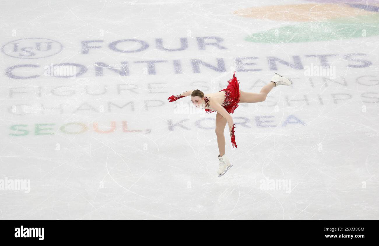Sarah Everhardt (USA), Feb 23, 2025 - Figure Skating : Women's Free ...