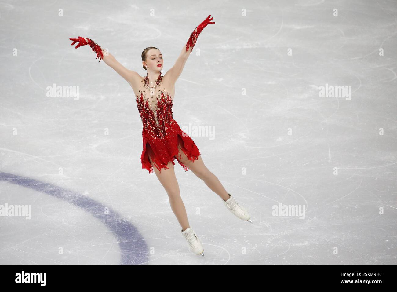 Sarah Everhardt (USA), Feb 23, 2025 - Figure Skating : Women's Free ...