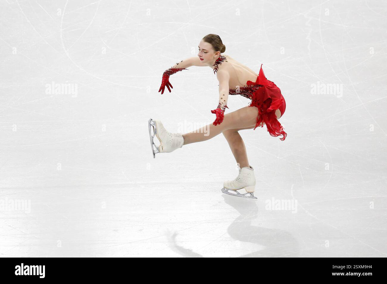 Sarah Everhardt (USA), Feb 23, 2025 - Figure Skating : Women's Free ...