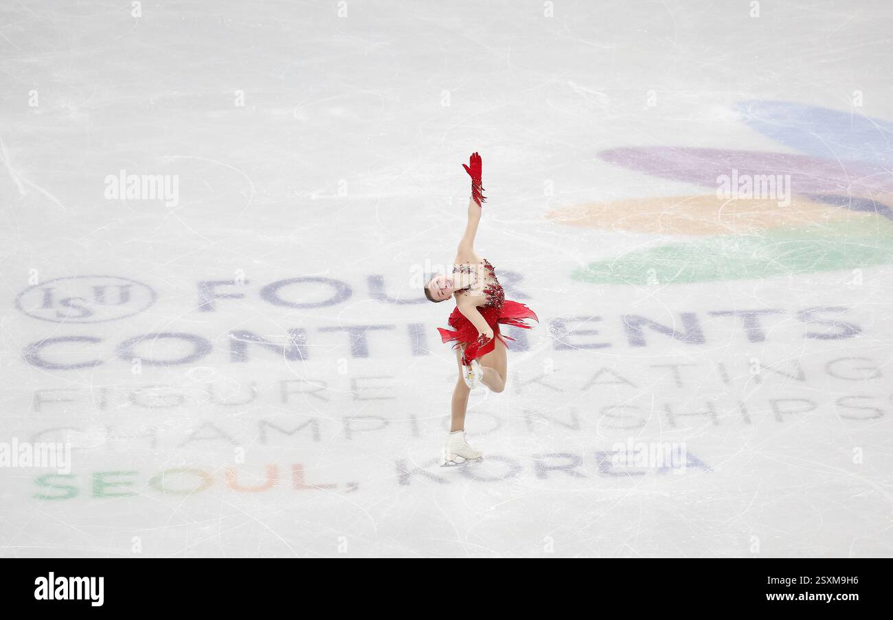 Sarah Everhardt (USA), Feb 23, 2025 - Figure Skating : Women's Free ...