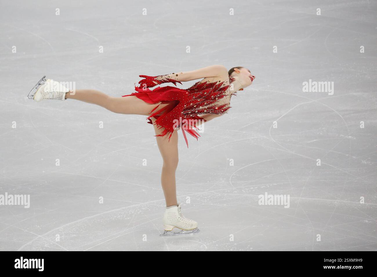 Sarah Everhardt (USA), Feb 23, 2025 - Figure Skating : Women's Free ...
