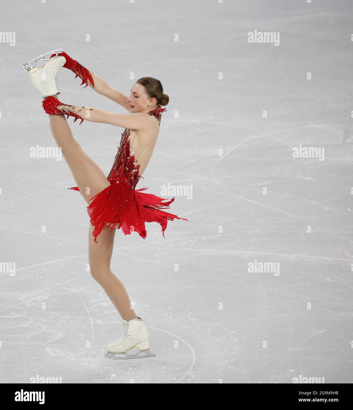 Sarah Everhardt (USA), Feb 23, 2025 - Figure Skating : Women's Free ...