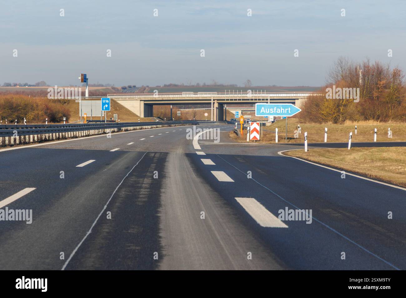 22.02.2025: Autobahn A20 Auffahrt und Abfahrt Glienke und ...