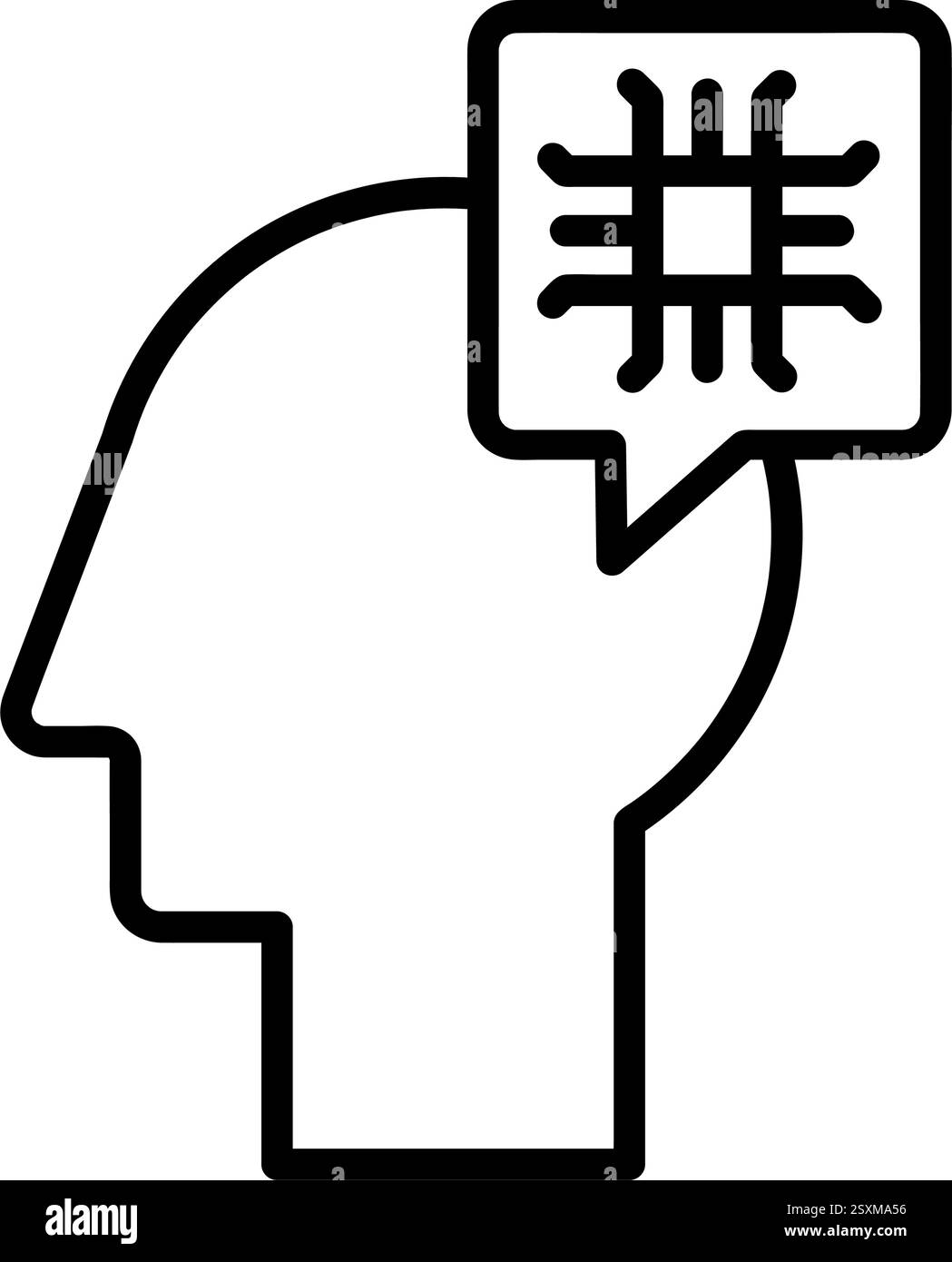 Training neural network artificial Cut Out Stock Images & Pictures - Alamy