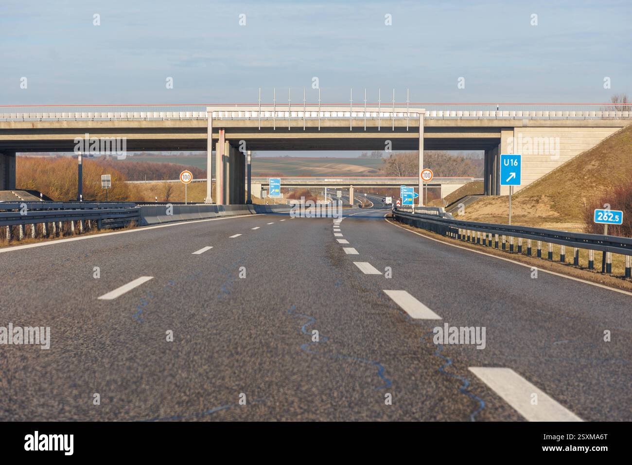 22.02.2025: Autobahn A20 Auffahrt und Abfahrt Glienke und ...