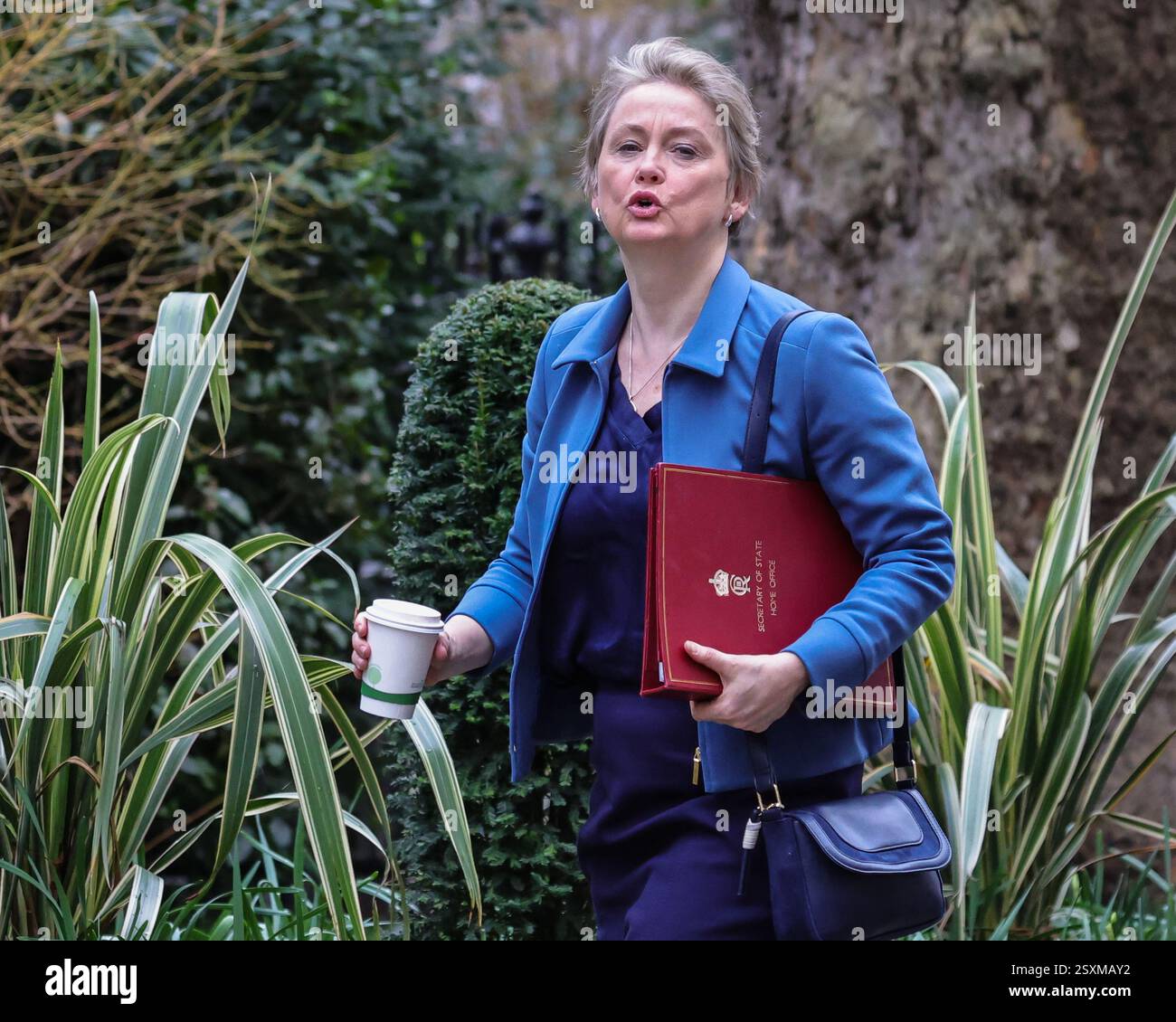 London, UK. 25th Feb, 2025. Yvette Cooper, Home Secretary, MP Pontefract Castleford and ...