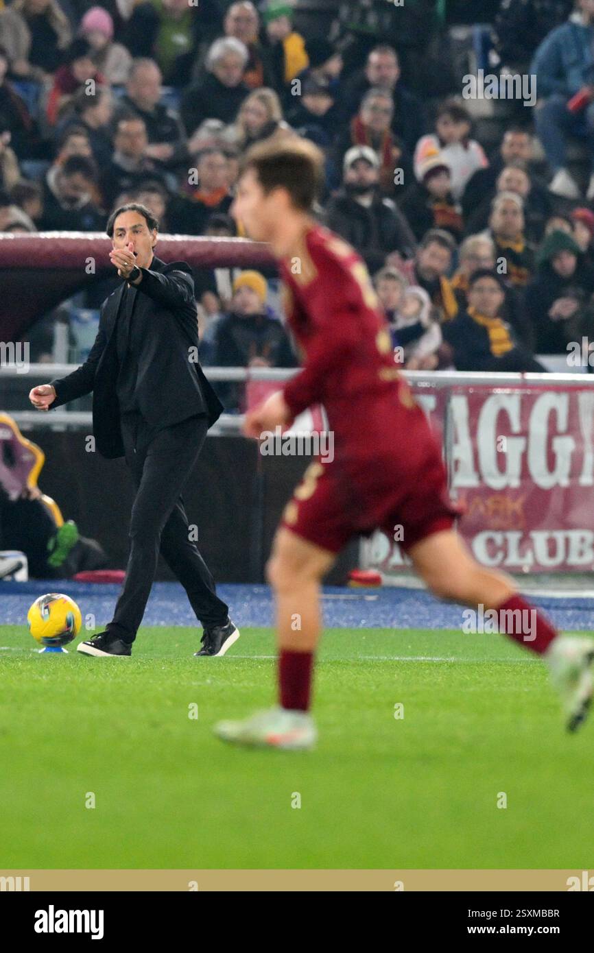 Olimpico Stadium, Rome, Italy - Alessandro Nesta head coach of AC Monza ...