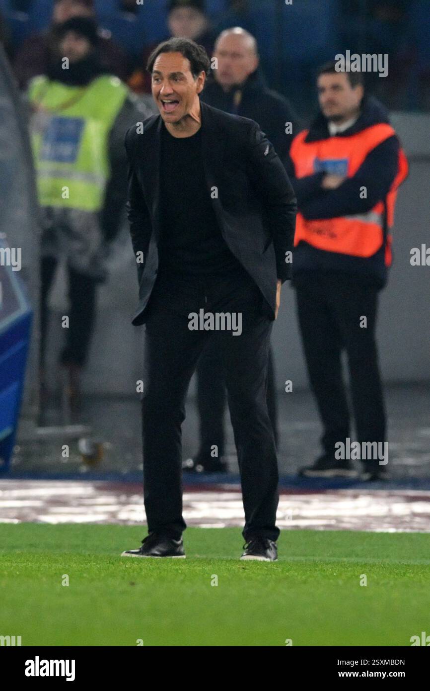 Rome, Italy. 24th Feb, 2025. Olimpico Stadium, Rome, Italy - Alessandro ...