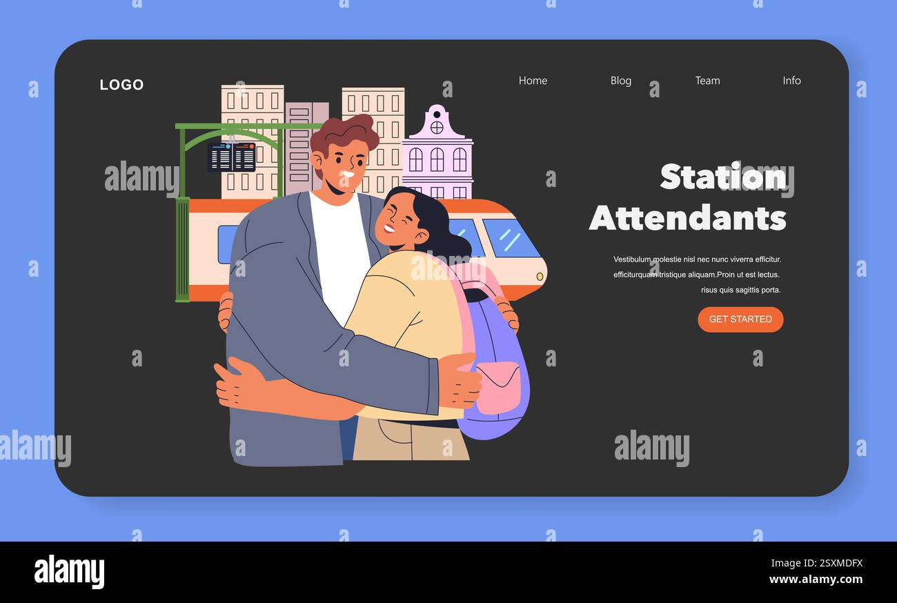 Train travel experience enhanced by staff engagement. Travelers embrace ... Train travel experience enhanced by staff engagement. Travelers embrace ...