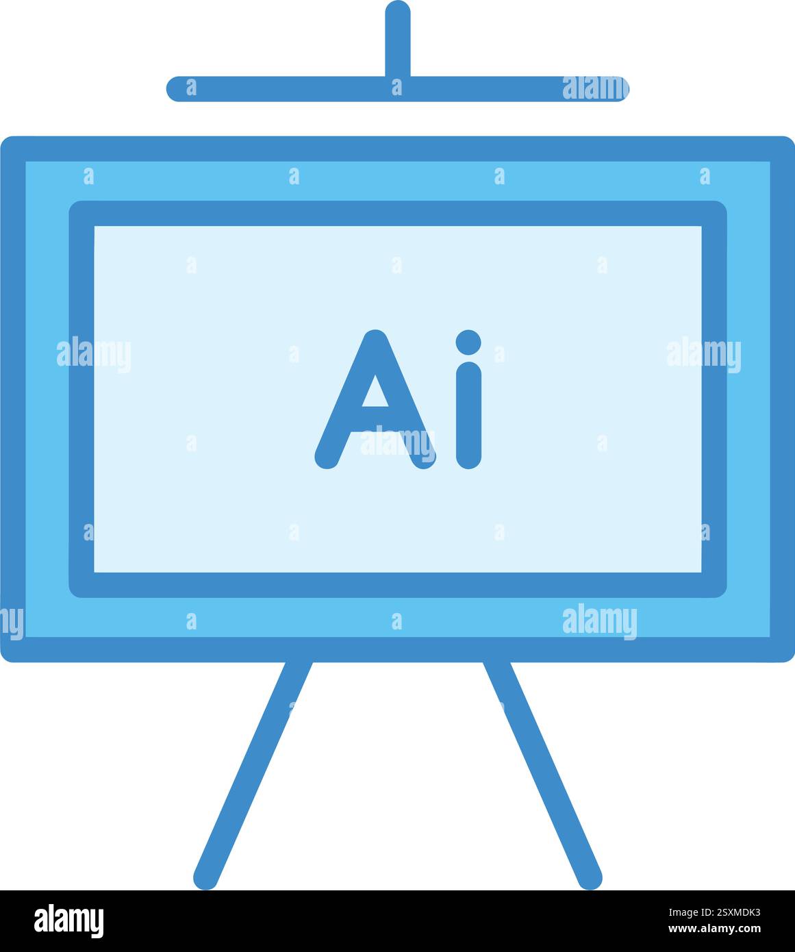 AI in Education presentation board icon Stock Vector Image & Art - Alamy