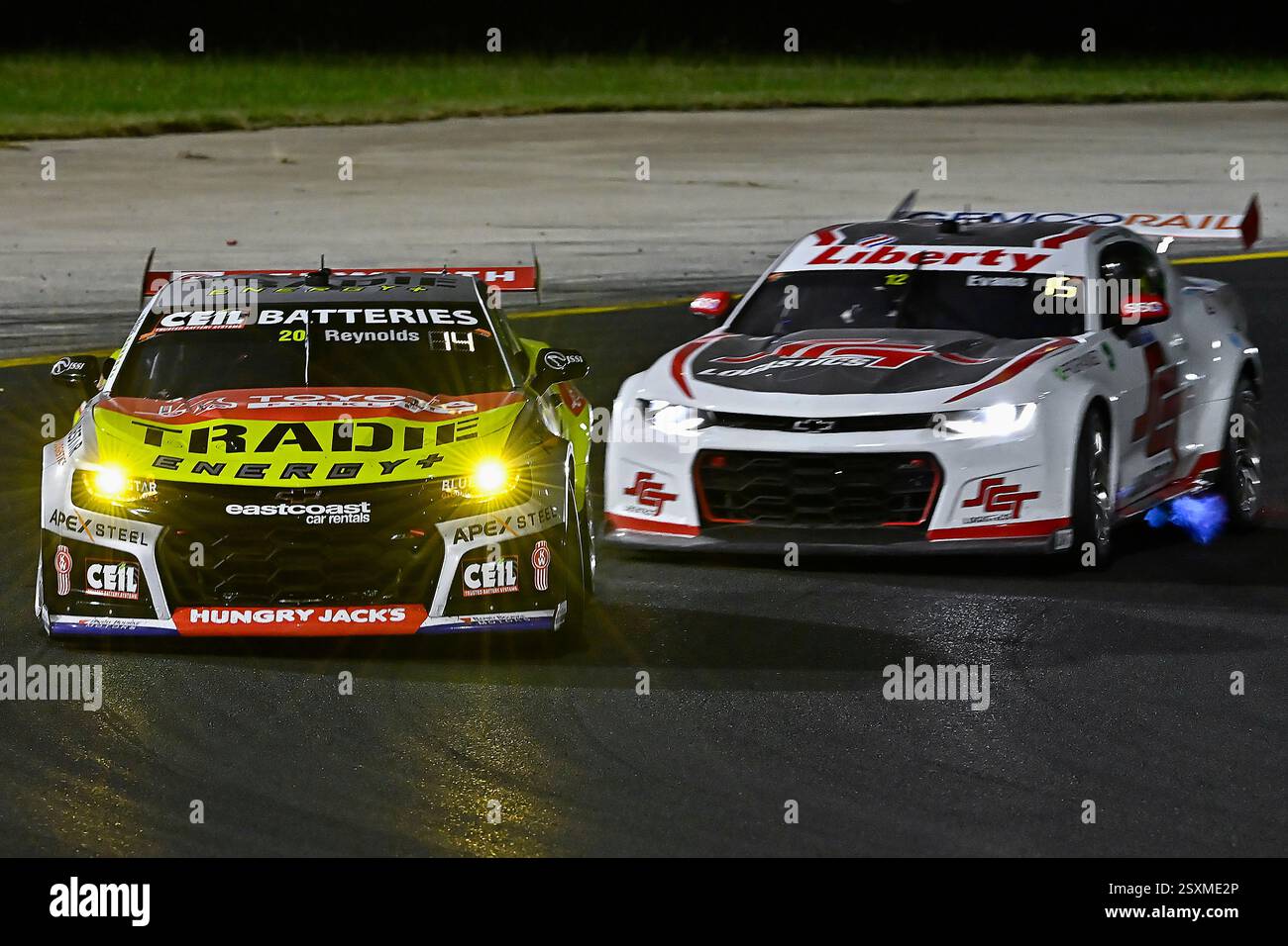Sydney, Australia. 21st Feb, 2025. David Reynolds drives the #20 TRADIE ...