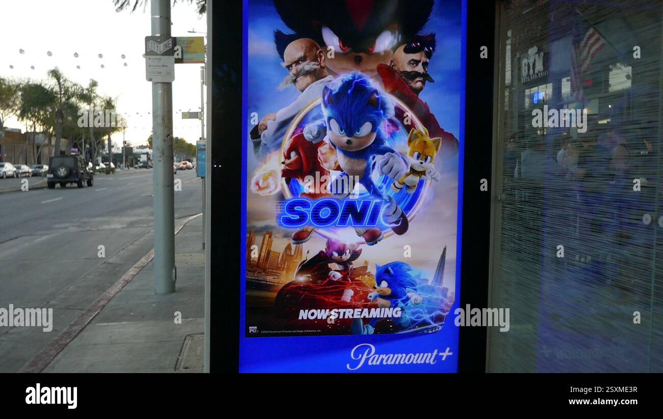 Los Angeles, California, USA 23rd February 2025 Sonic the Hedgehog 3 ...