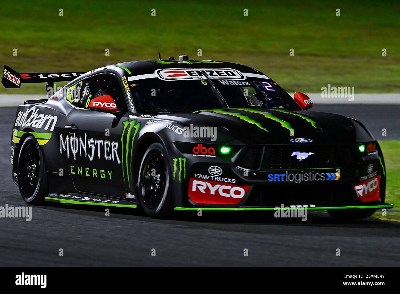 Cam Waters drives the #6 Monster Castrol Racing Ford Mustang during ...