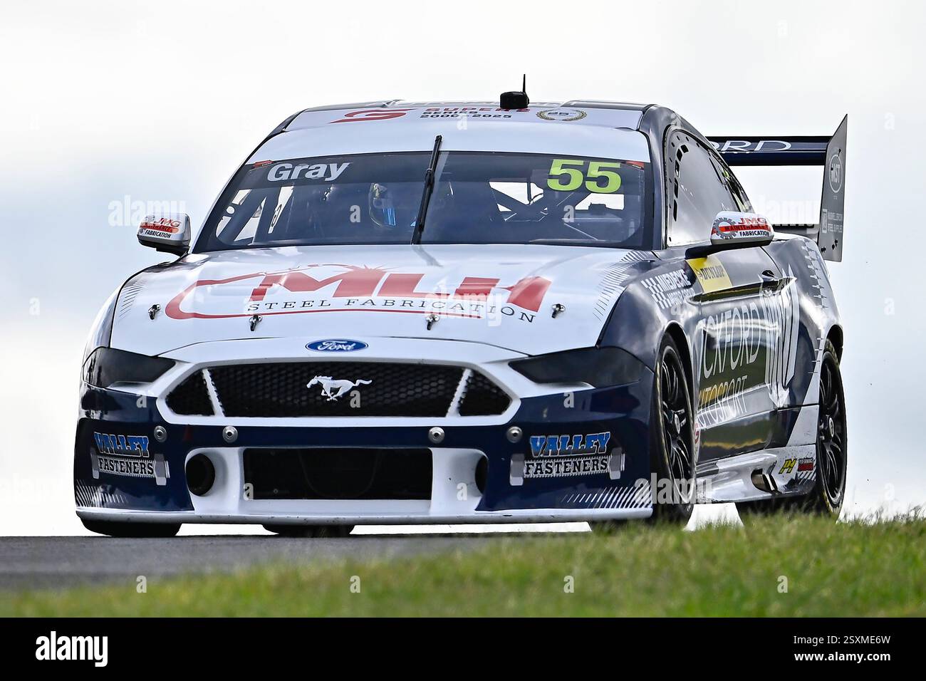 Sydney, Australia. 21st Feb, 2025. Rylan Gray drives the #55 Tickford Racing Ford Mustang during ...