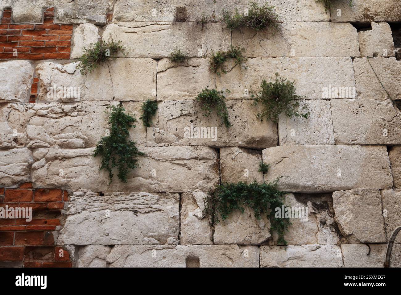 SPLIT, CROATOA - SEPTEMBER 11, 2017: This is a masonry of the ancient ...