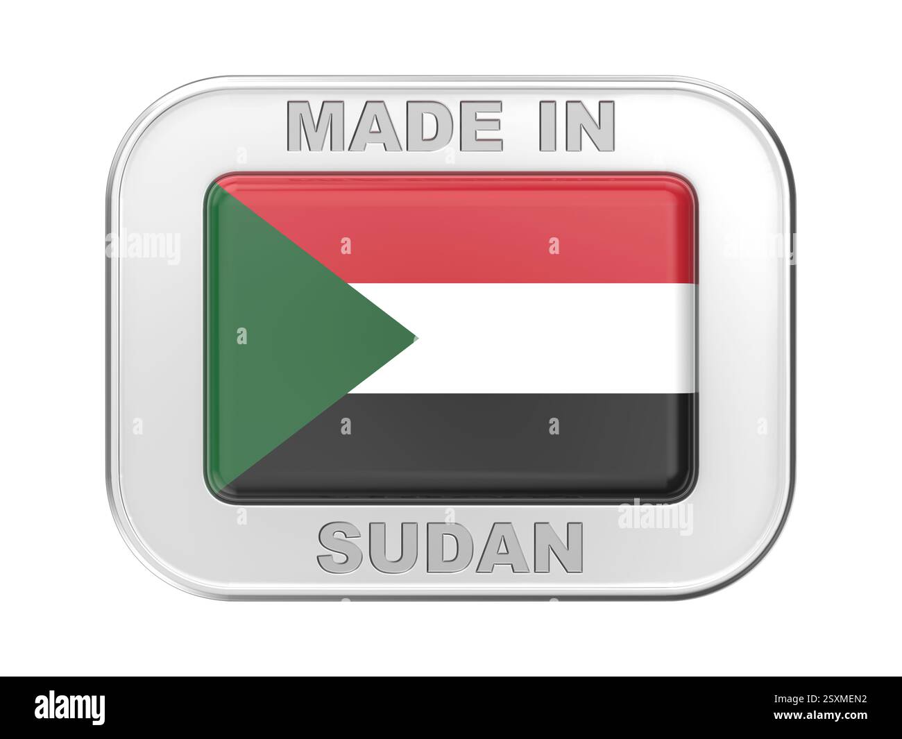 Made in sudan silver badge hi-res stock photography and images - Alamy